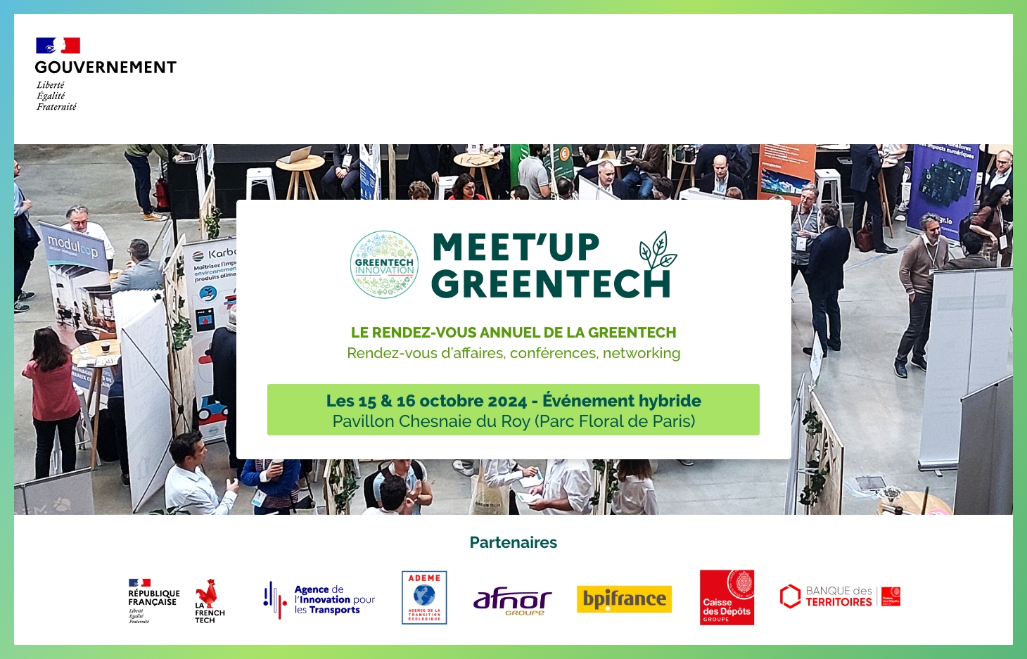 LE MEET'UP GREENTECH 2024 - GreenTech Innovation