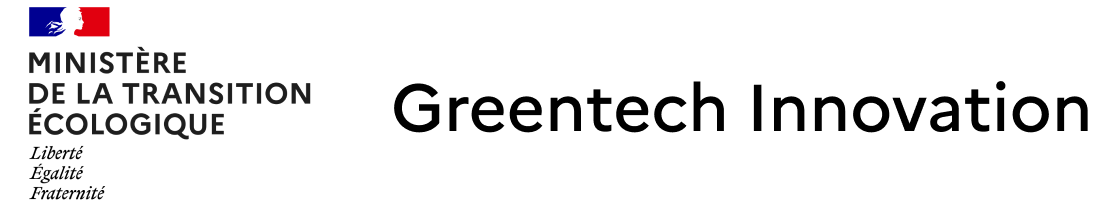 Page d'accueil de la Greentech Innovation